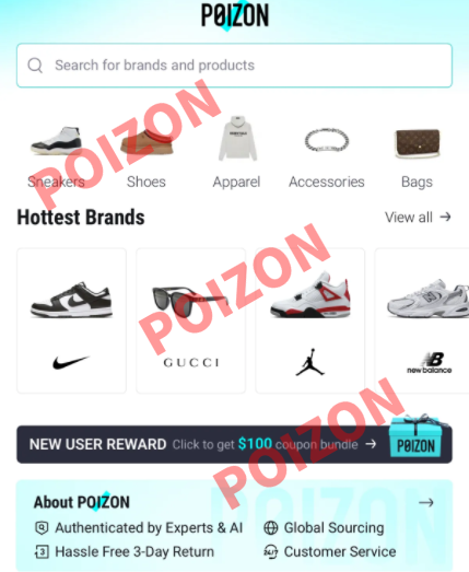 POIZON - Ship For Me - Yoybuy