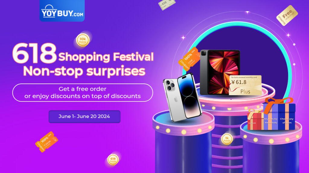 618 Shopping Festival, Non-Stop Surprises - Yoybuy